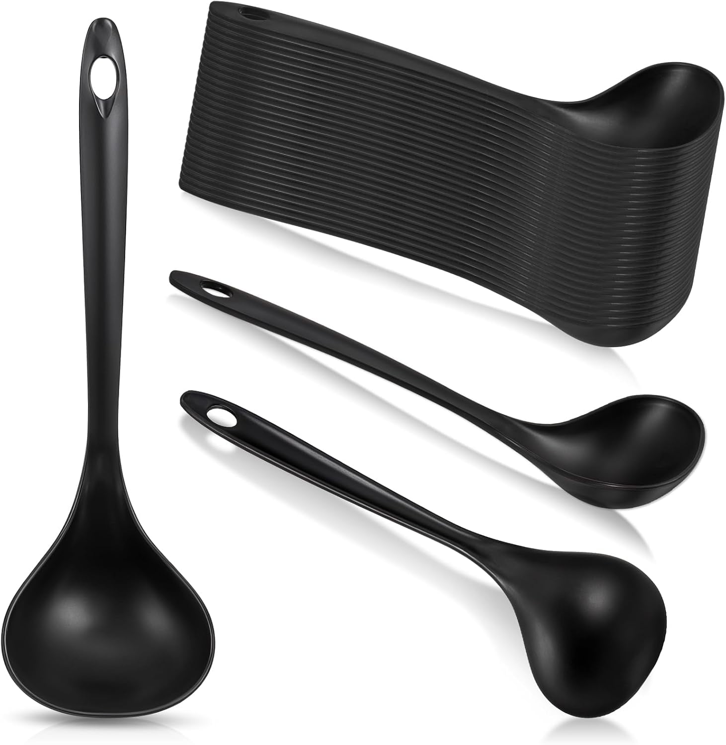 Hidove 45PCS Large Serving Spoons for Buffet, Plastic Serving Soup ...