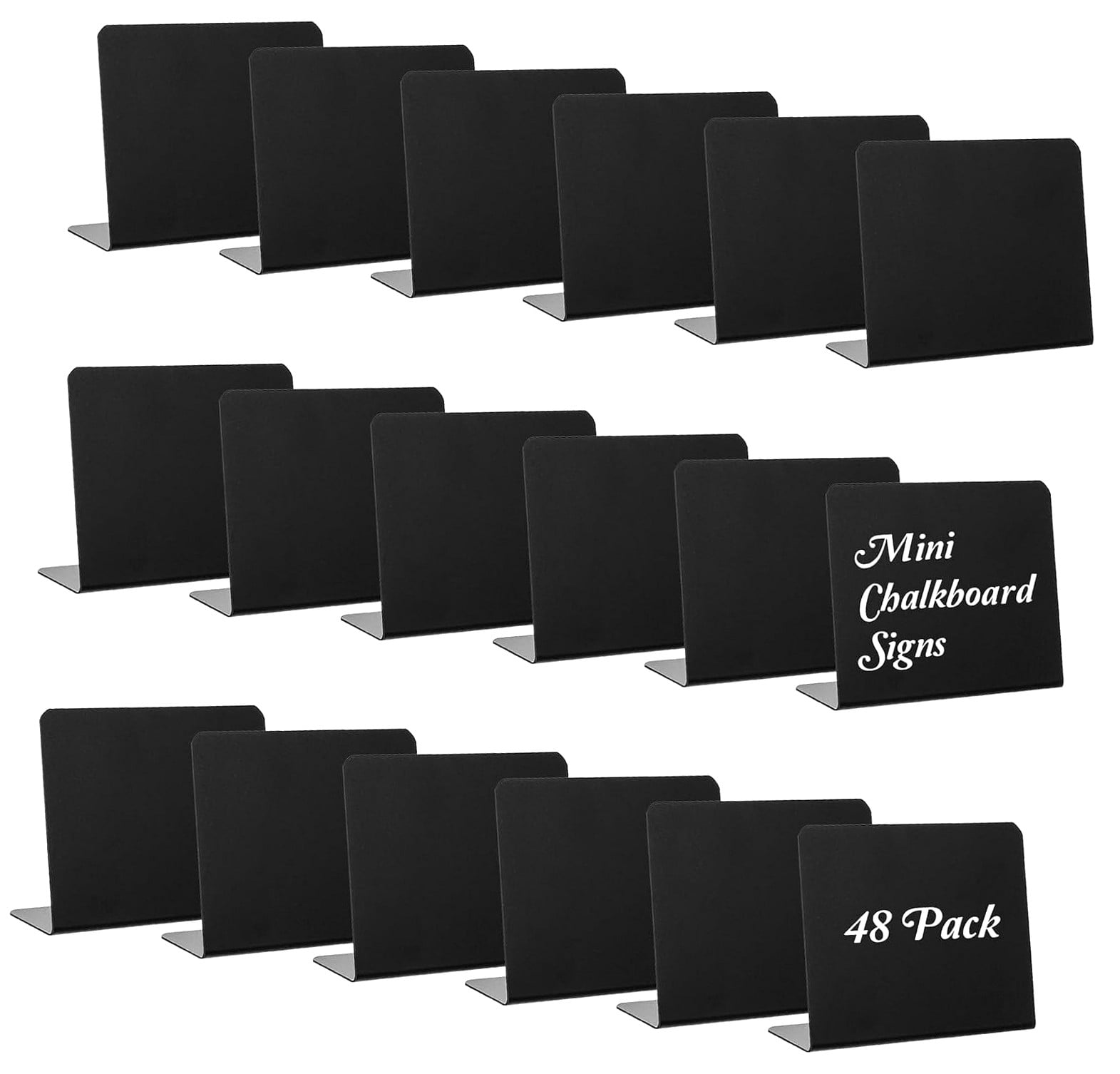 Hidove 48 Pack Chalkboard Signs for Food, Chalkboard Food Signs for ...