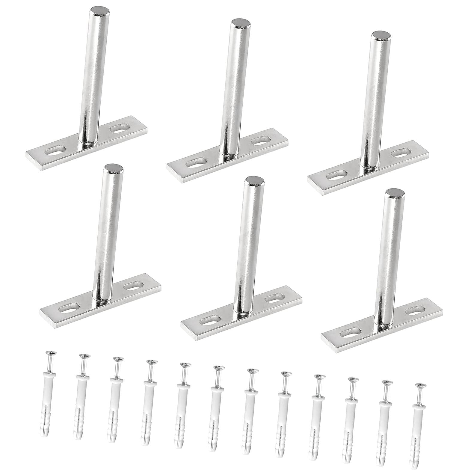 Hidove 6-Piece 3 Inch Floating Shelf Brackets, Heavy-Duty Concealed ...