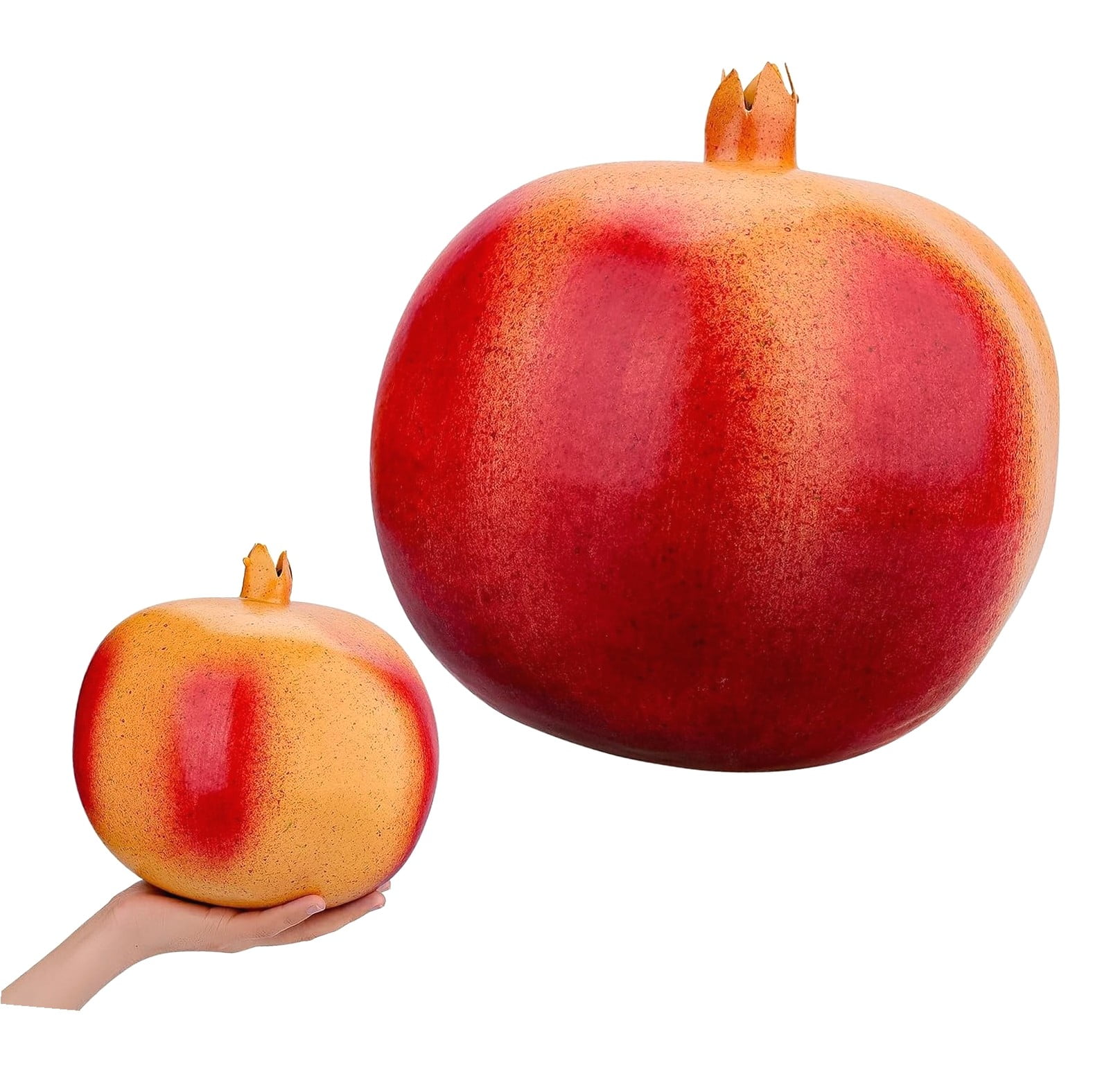 Hidove 8.3 Inch Fake Huge Pomegranate Decoration Artificial Oversize ...