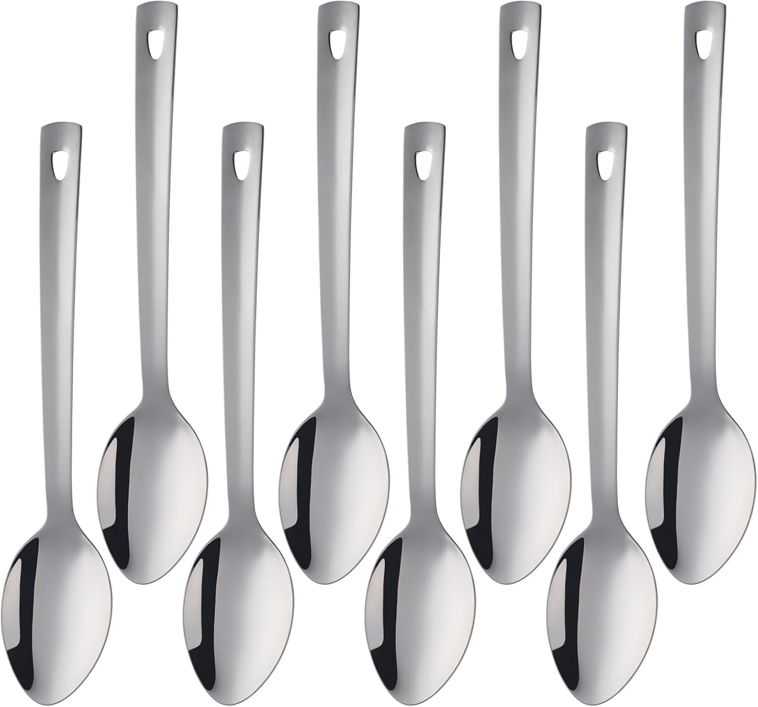 Hidove 8-Piece Large Serving Spoons for Buffet, 13 Inch Steel Serving ...