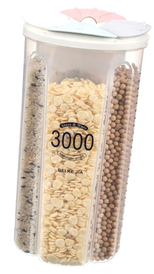 Hidove Airtight Kitchen Container, Plastic Plastic Dry Cereal ...