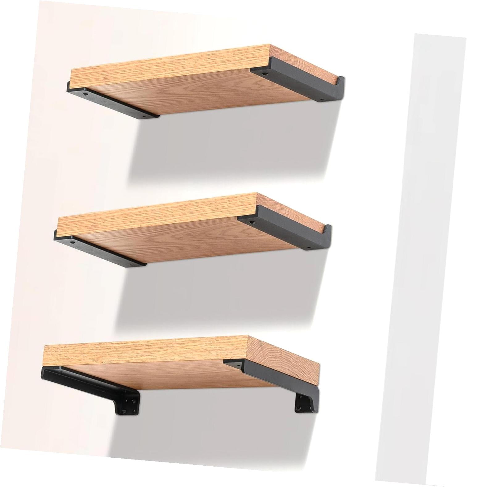 Hidove Angle Shelf Supports, Concealed Shelf Brackets, Floating Shelf ...