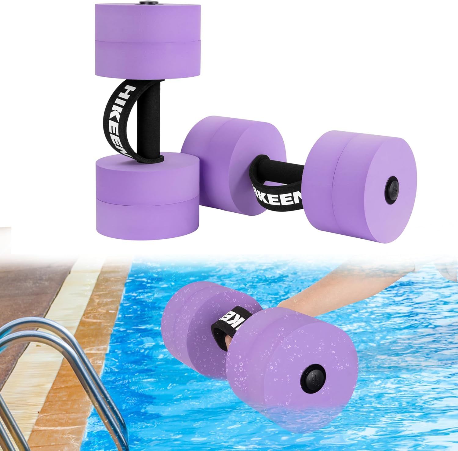 Hidove Aquatic Exercise Dumbbells Water Dumbbell Pool Resistance ...