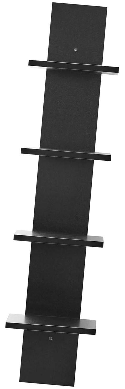 Hidove . Arica Utility Column 4- Spine Wall Shelves (Black) - Walmart.com