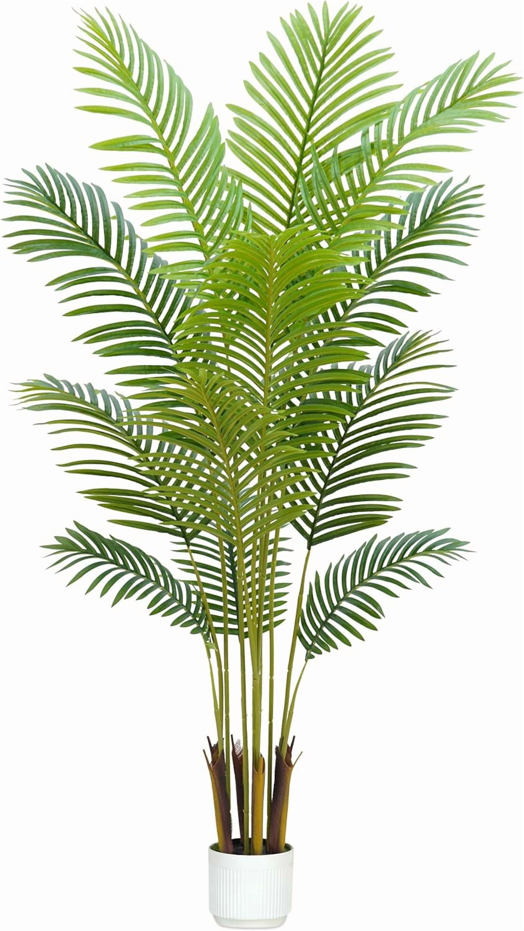 Hidove Artificial Tree Indoor 5ft with White Pot, Realistic Leaves and ...