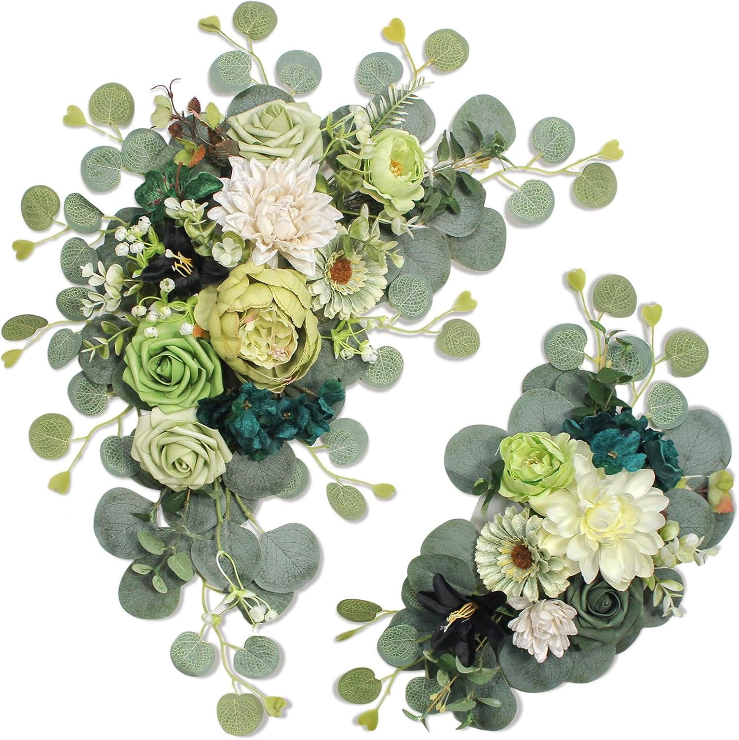 Hidove Artiial Wedding Ar Flowers for Wedding Sign,Set of 2 for Wedding ...