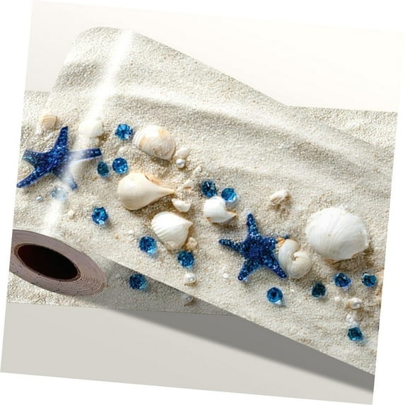 Hidove Beach Seashell Wallpaper Border 196x4 Inch and Stick Wall Border ...