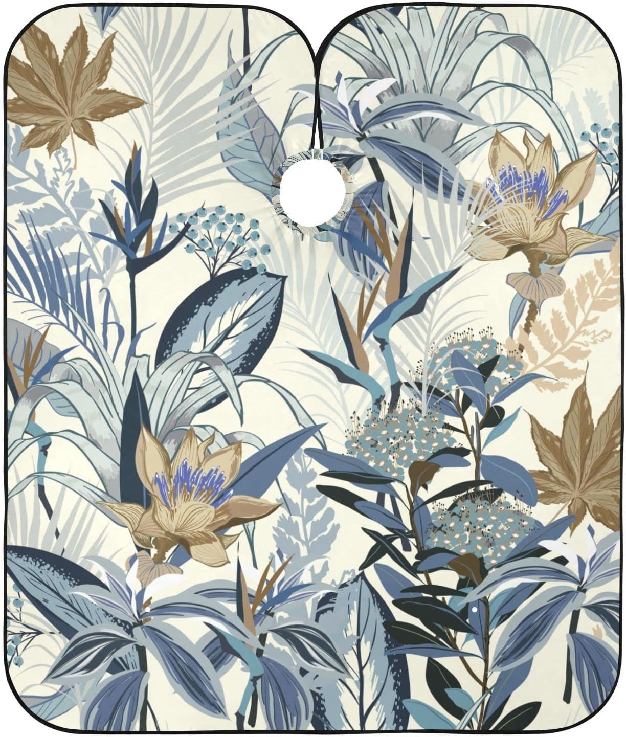 Hidove Blooming Flowers Waterproof Barber Cape for Men Adjustable Neck ...