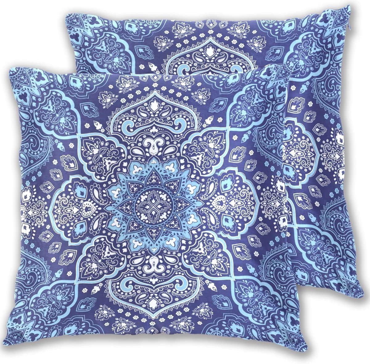 Hidove Bohemian Decorative Throw Pillow Covers 16x16 inch Set of 2 ...
