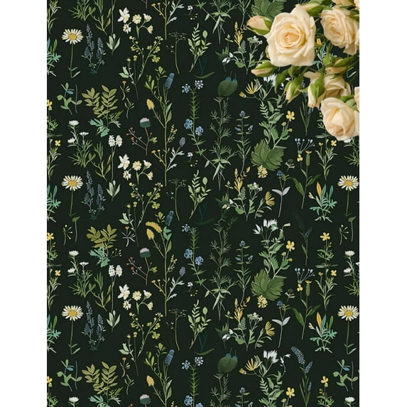 Hidove Botanical Liner and Stick Contact Paper Vinyl Botanical Drawer ...