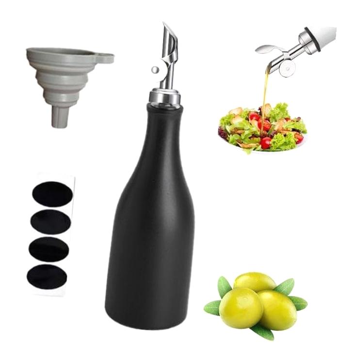 Hidove Ceramic Olive Oil Dispenser, 10 Oz Large Capacity Oil and ...