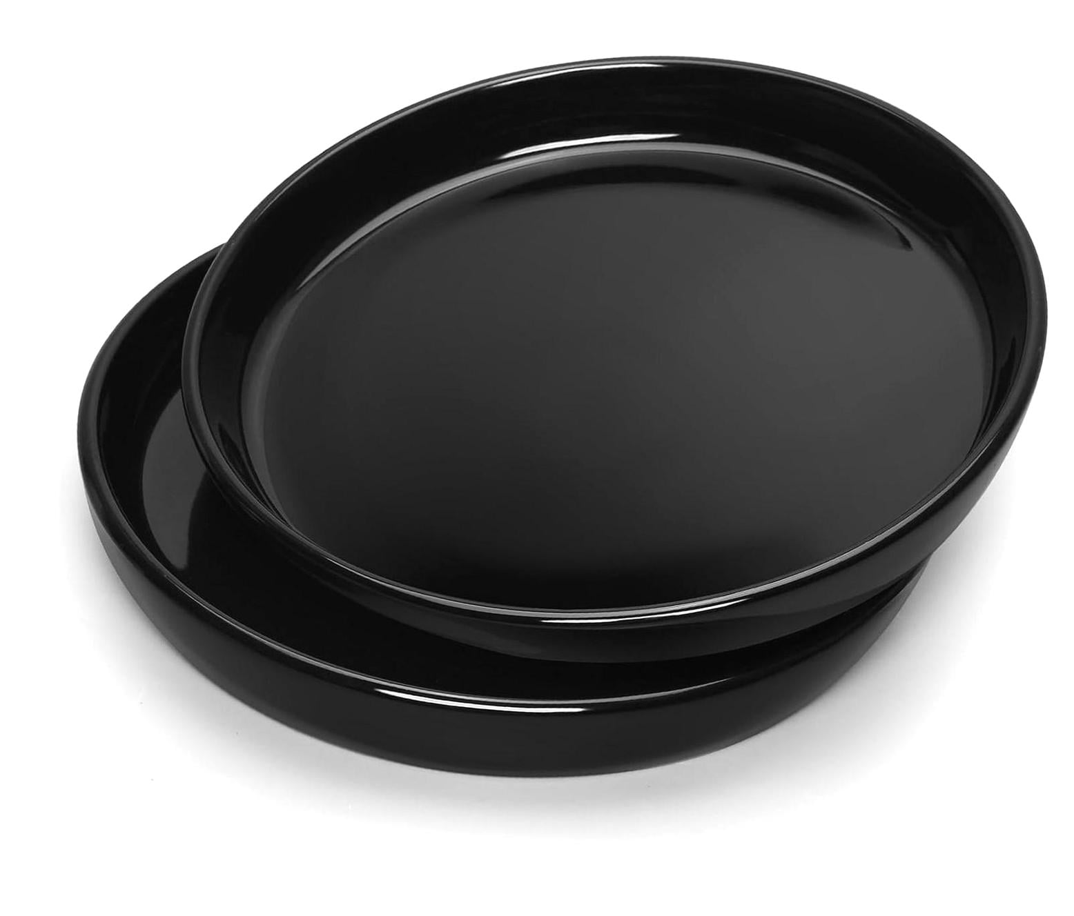 Hidove Ceramic Plant Saucer for Indoor Use, 6 Inch Plant Pot Trays, Set ...