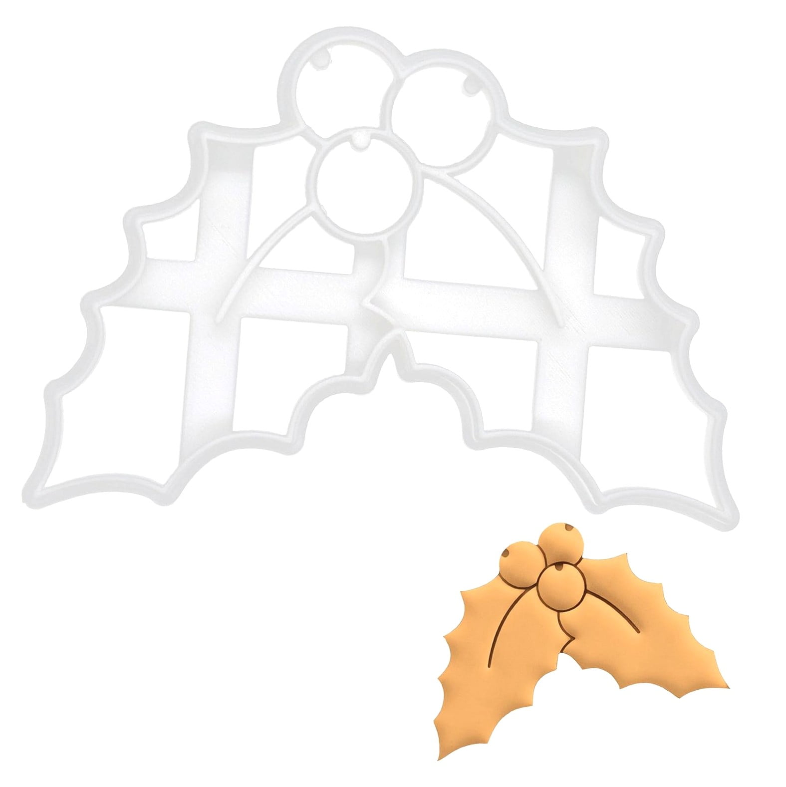 Hidove Christmas Holly Cookie Cutter, 1 piece - Walmart.com