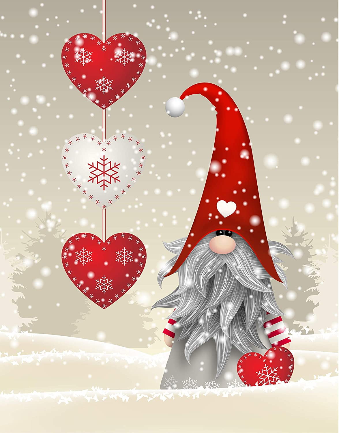 Hidove Christmas Tomte Gnome Garden Flag 12x18 inch Double Sided ...