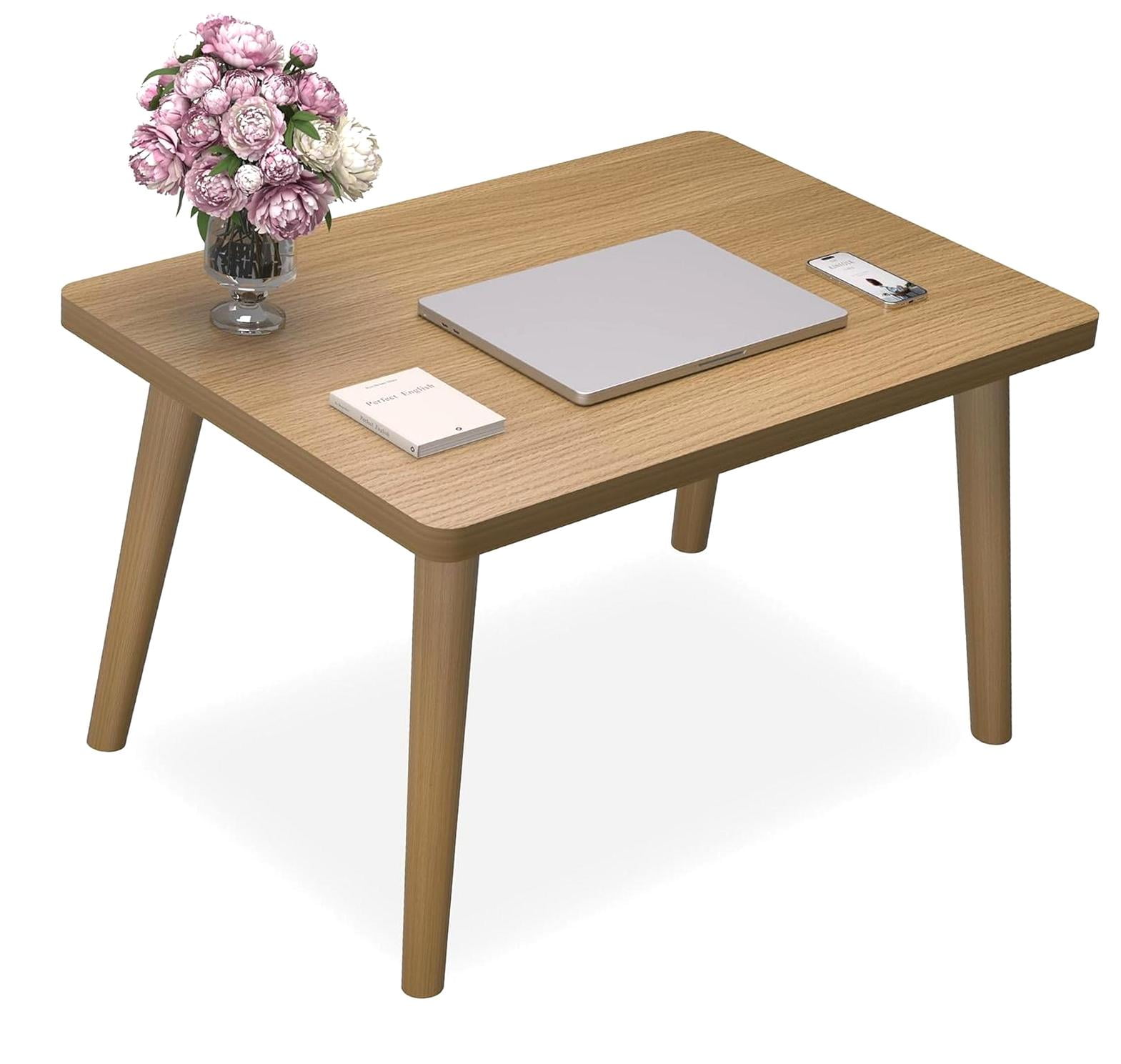 Hidove Compact Coffee Table for Limited Spaces, Low Profile Table ...