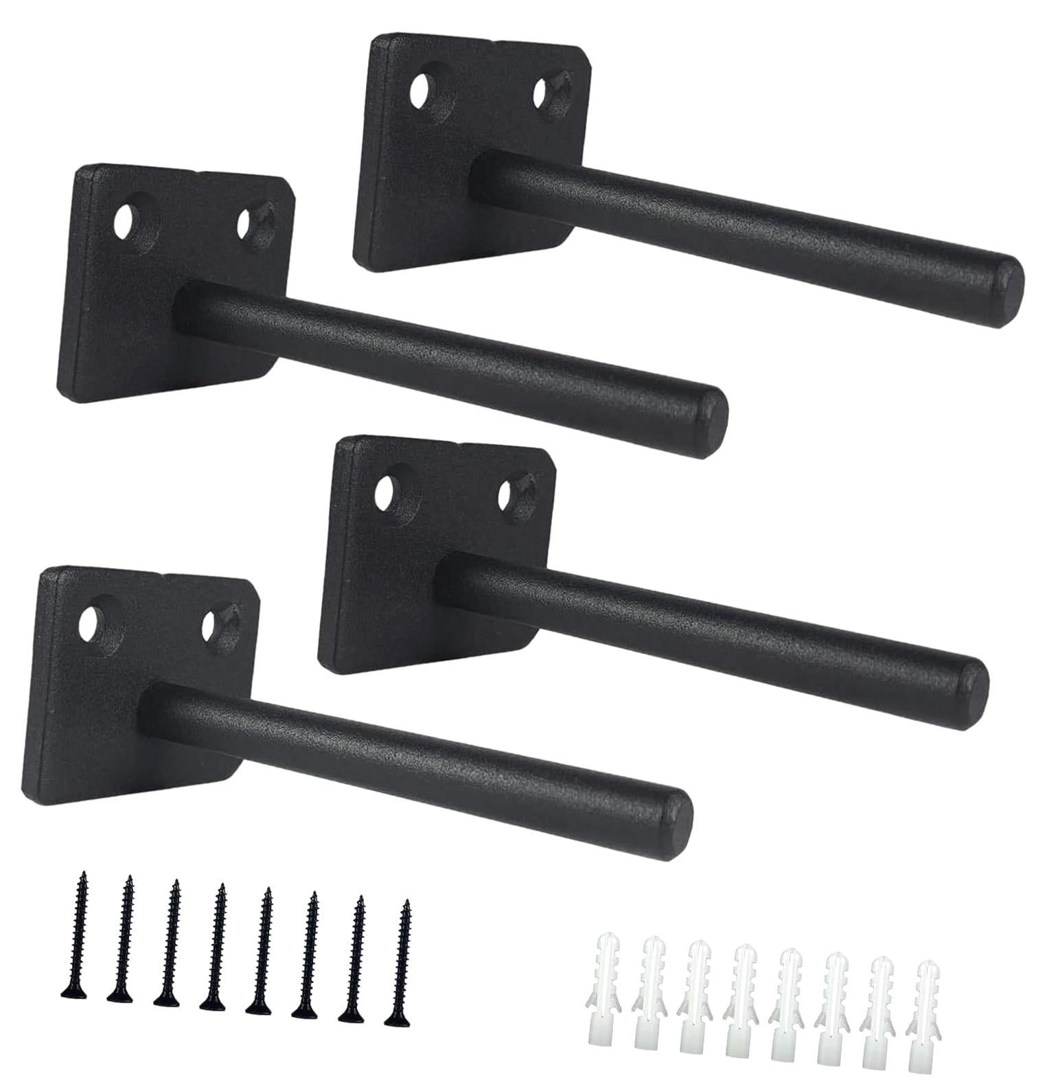 Hidove Concealed Shelf Brackets 4 Inch Robust Hidden Supports for ...