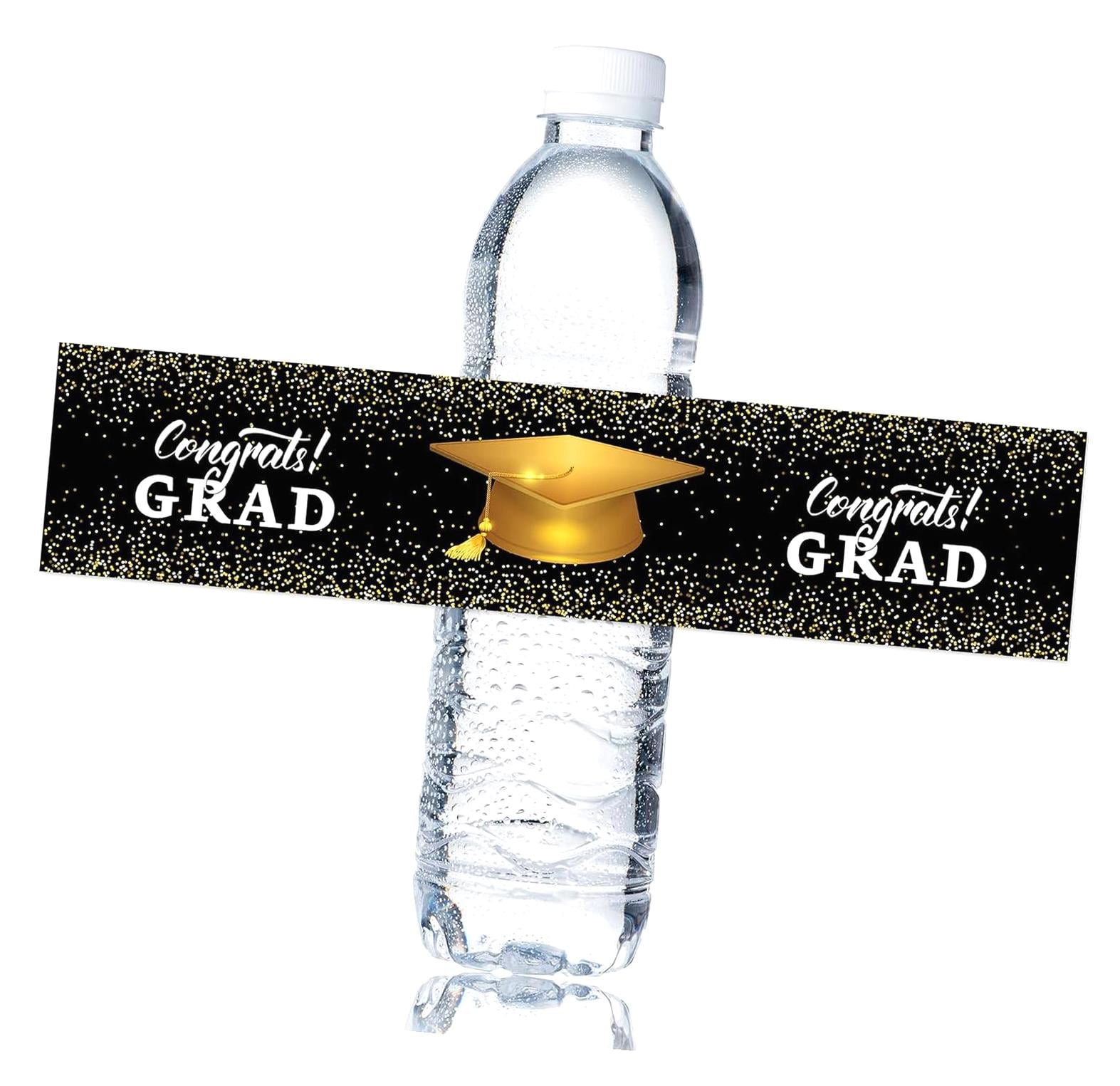 Hidove Congratulations Graduate Water Bottle Stickers, Graduation ...