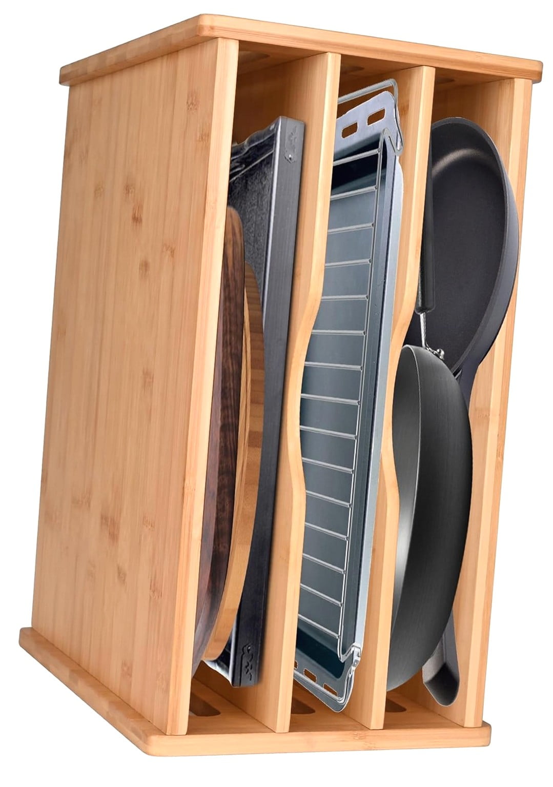 Hidove Cookie Sheet Organizer for Cabinet, 4 Tier Baking Sheet ...