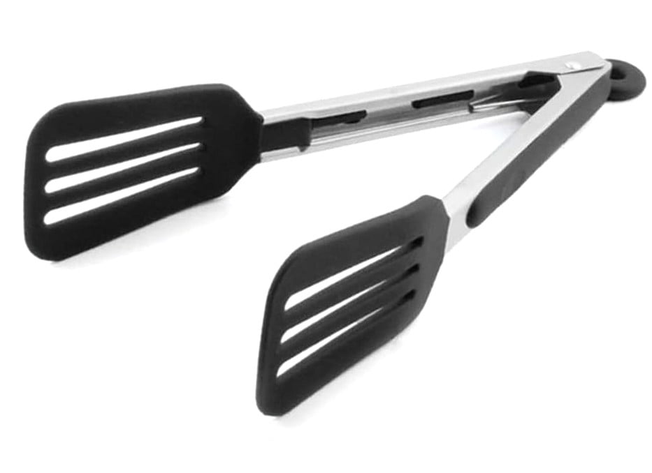 Hidove Cooking Tong 9 inches Steel Kitchen Serving Tong Meat Turner ...