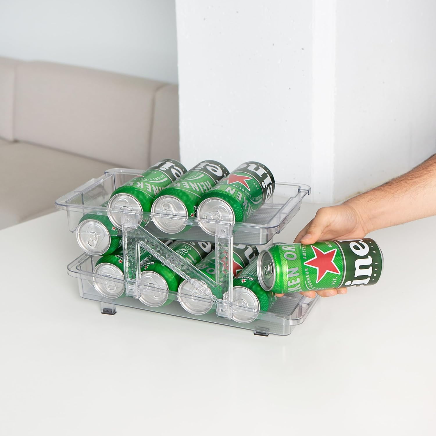 Hidove Expandable Soda Can Dispenser Organizer Drink Dispenser for ...
