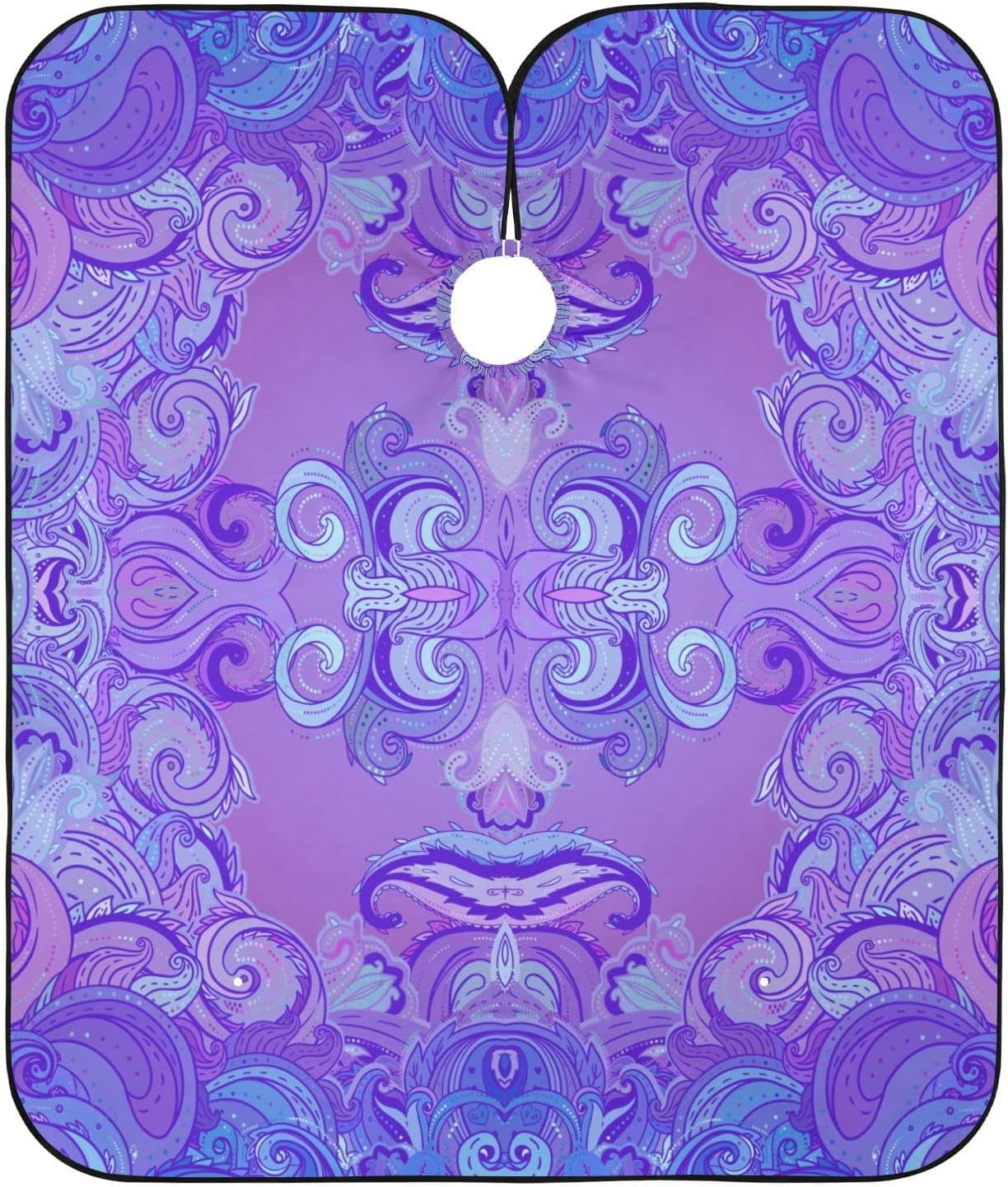 Hidove Floral Paisley Waterproof Barber Cape for Men Adjustable Neck ...