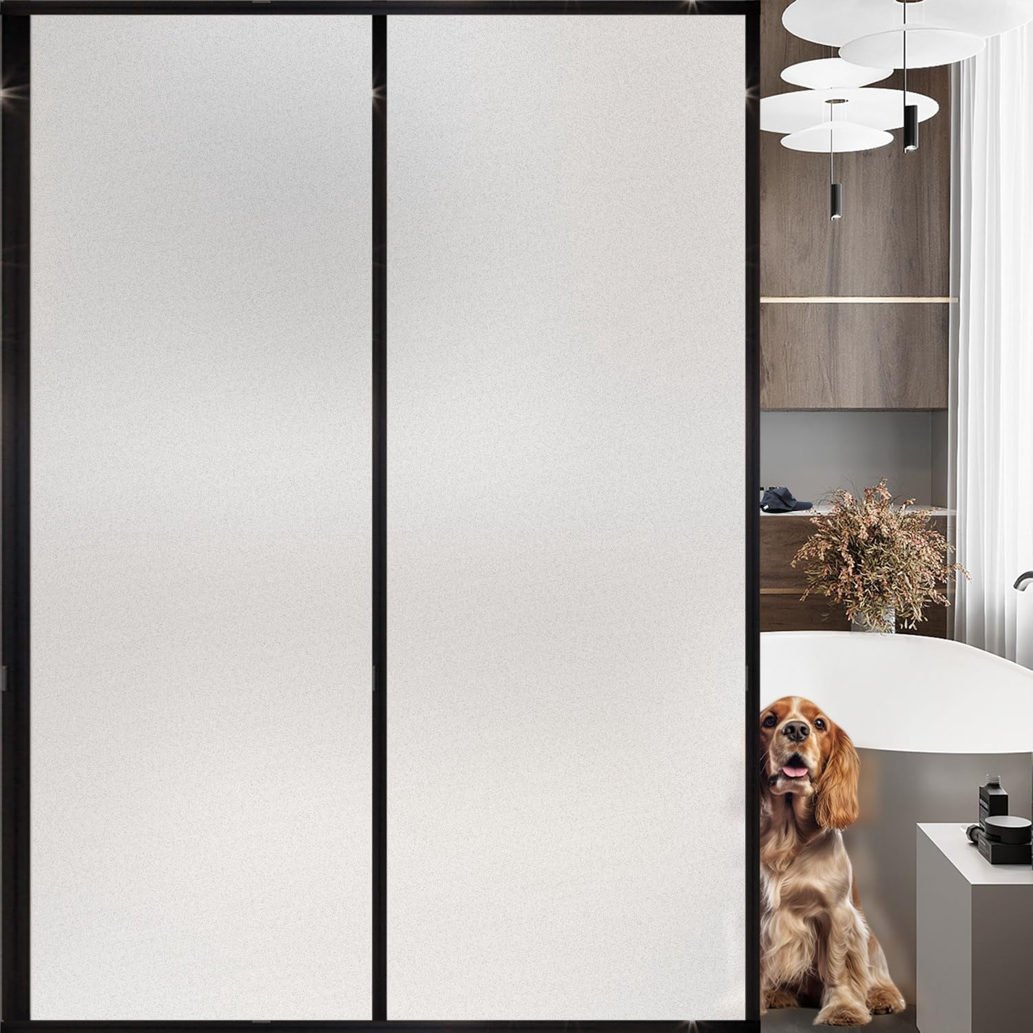 Hidove Frosted Window Film, Removable Door Privacy Film, Suitable for ...