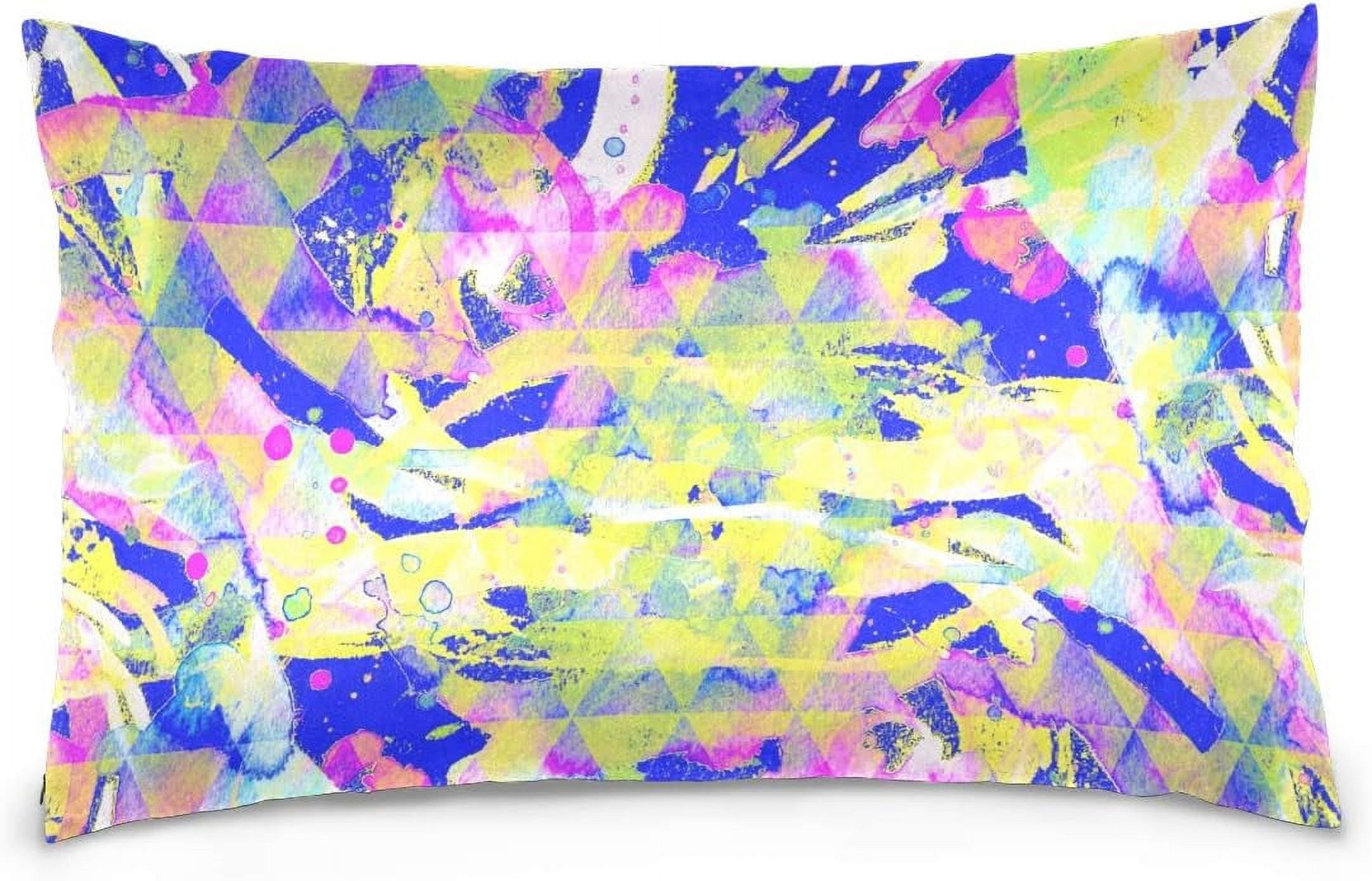 Hidove Geometric Bohemian Design Velvet Oblong Lumbar Plush Throw ...