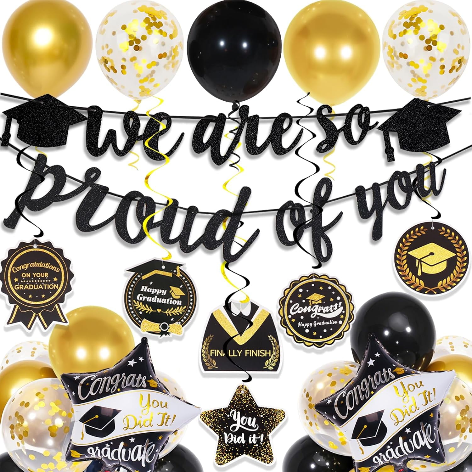 Hidove Graduation Decorations 2025, Class of 2025 Decorations with We ...