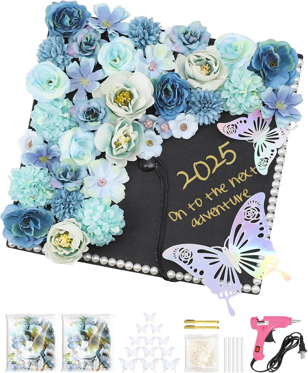 Hidove Graduation Decorations Kit Include , 3D Butterfly Sters, Arti ...