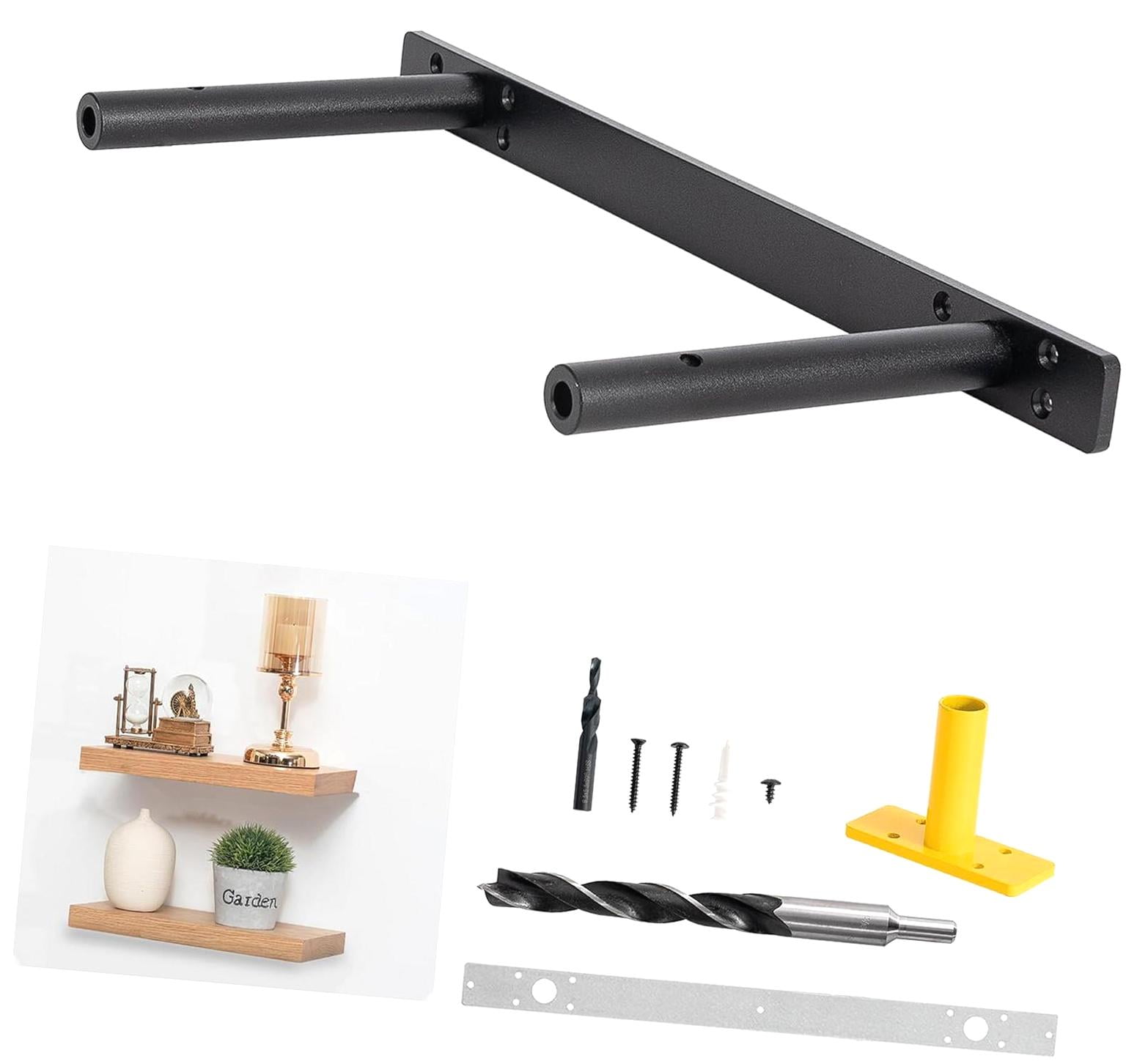 Hidove Heavy Duty Concealed Shelf Bracket 16 inch, Shelf Support for ...
