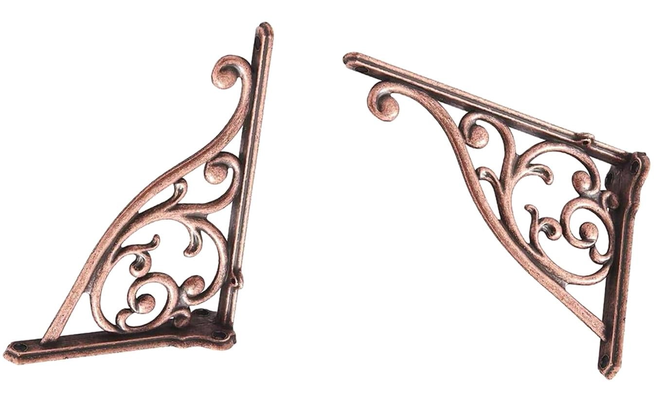 Hidove Heavy Duty Solid Stand, 12 Inch 4 Pack Antique Copper, Right ...