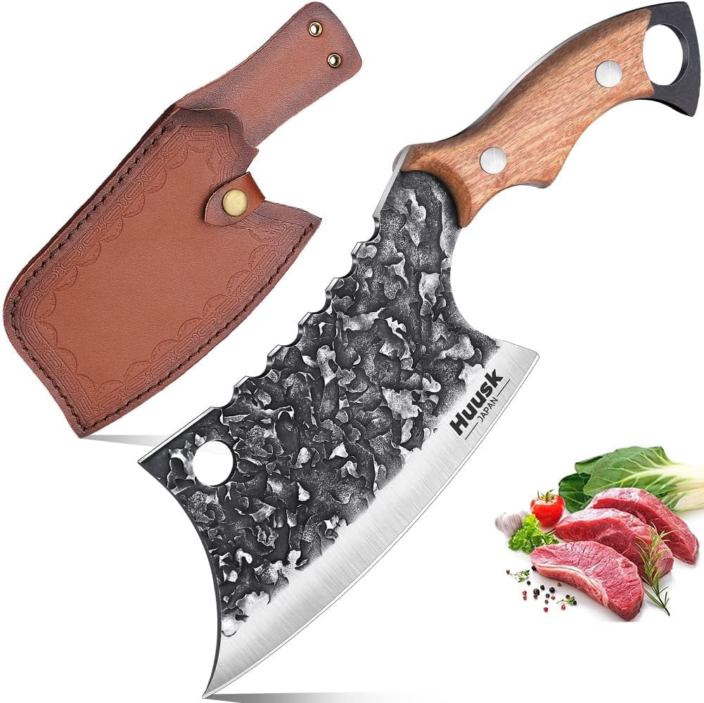 Hidove Jan Knife Hand Forged Meat Cleaver for Meat Cutting Creative ...