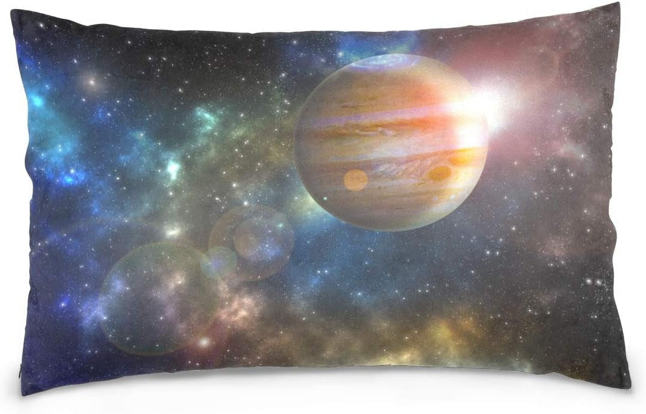 Hidove Jupiter Planet In The Colorful Starry Universe Velvet Oblong ...