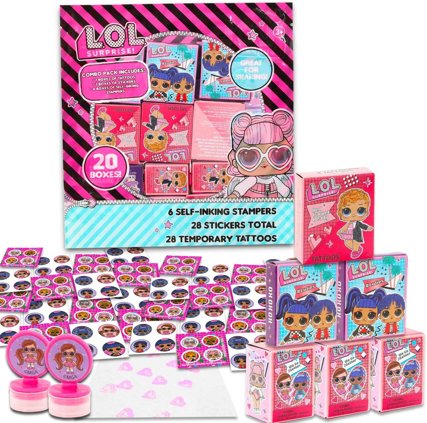 Hidove L.O.L Surprise! LOL Surprise Party Favors for 20 Guests Bundle ...