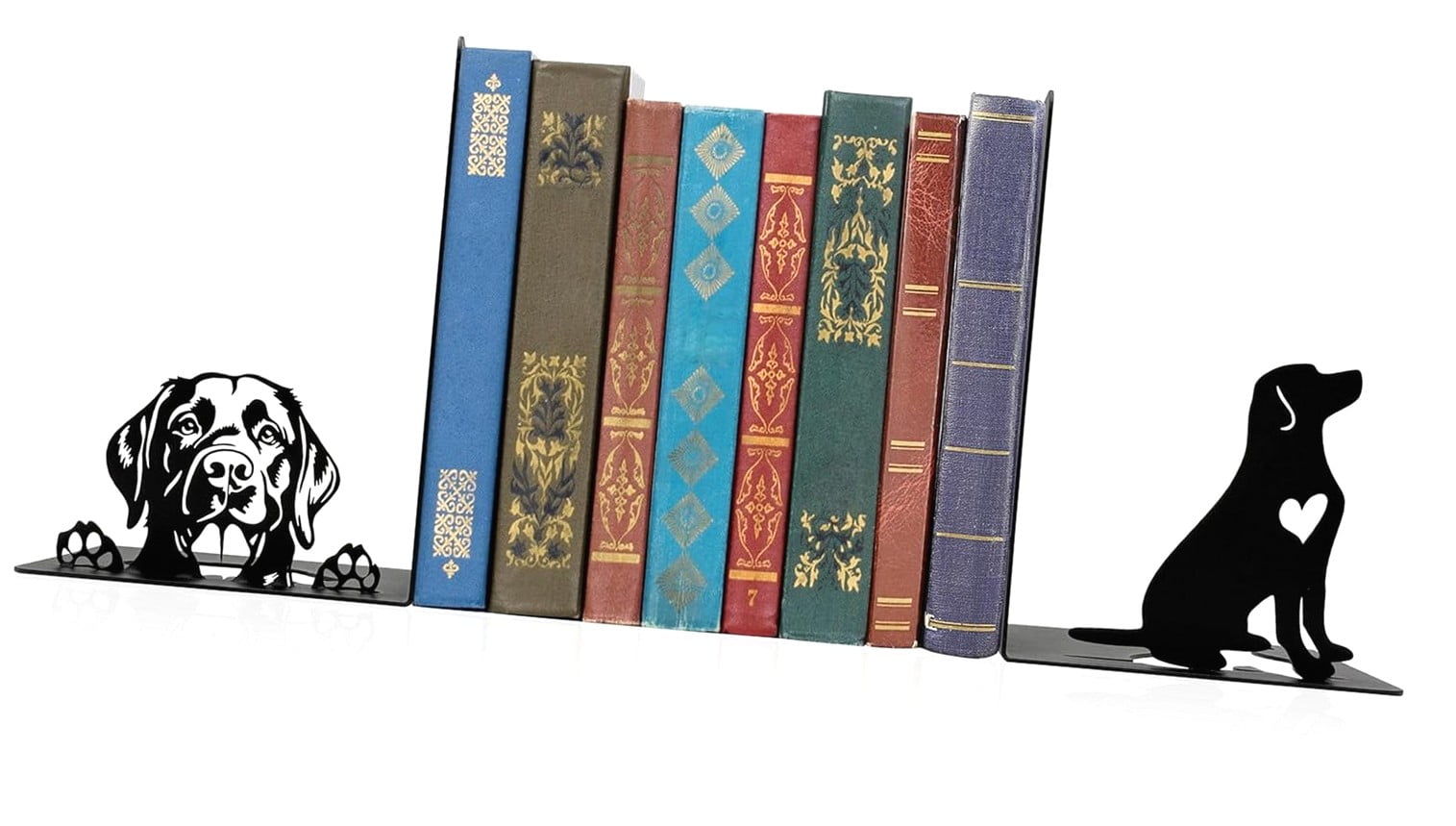 Hidove Labrador Retriever Theme Bookends Decor – Labrador with Bookends ...