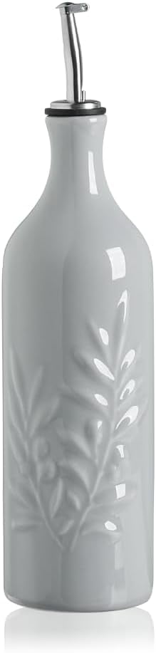 Hidove Large Ce Olive Oil Dispenser Bottle, 24 Oz Relief Opaque Oil ...