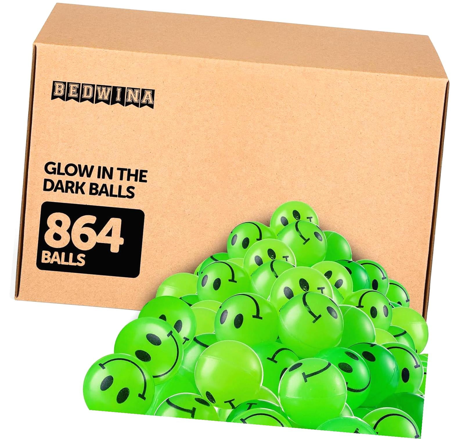Hidove Large Quantity Glow in The Dark Bouncy Balls - 144 Units (1inch ...
