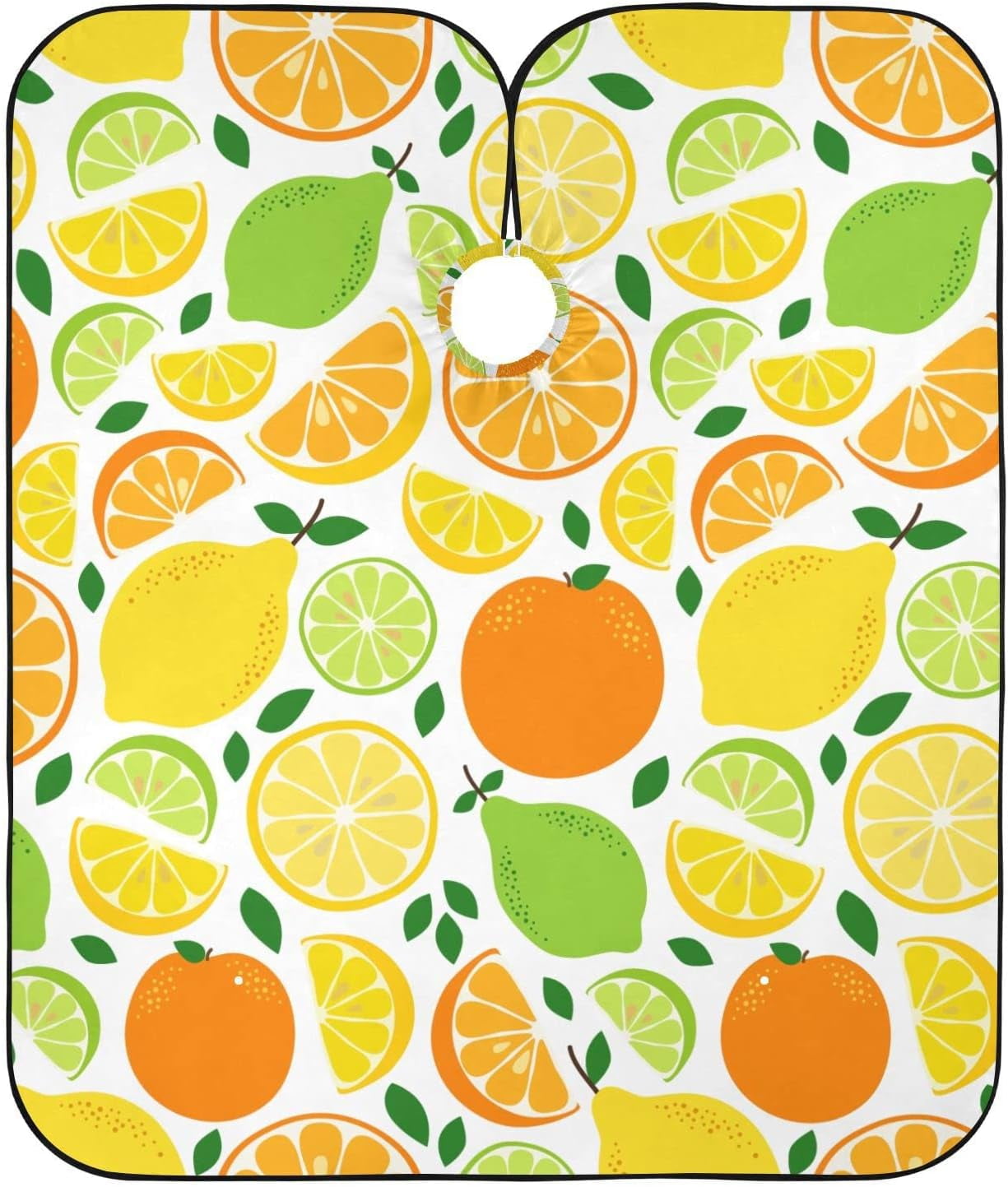 Hidove Lemon and Orange Waterproof Barber Cape for Men Adjustable Neck ...