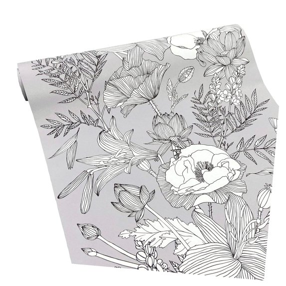 Hidove Lily and Adhesive Wallpaper Dresser Drawer Sticker Cabinet ...