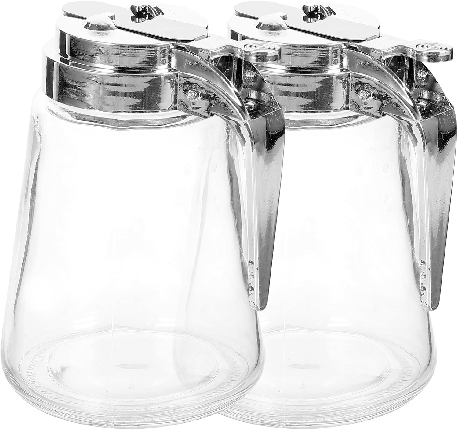 Hidove Lux 2pcs Glass Dispenser Bottle for Mle Sp, Honey Pot or Sugar ...