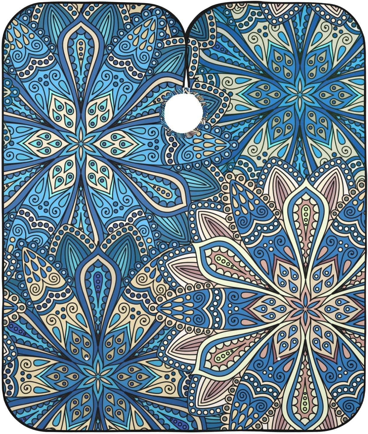 Hidove Mandala Design Waterproof Barber Cape for Men Adjustable Neck ...
