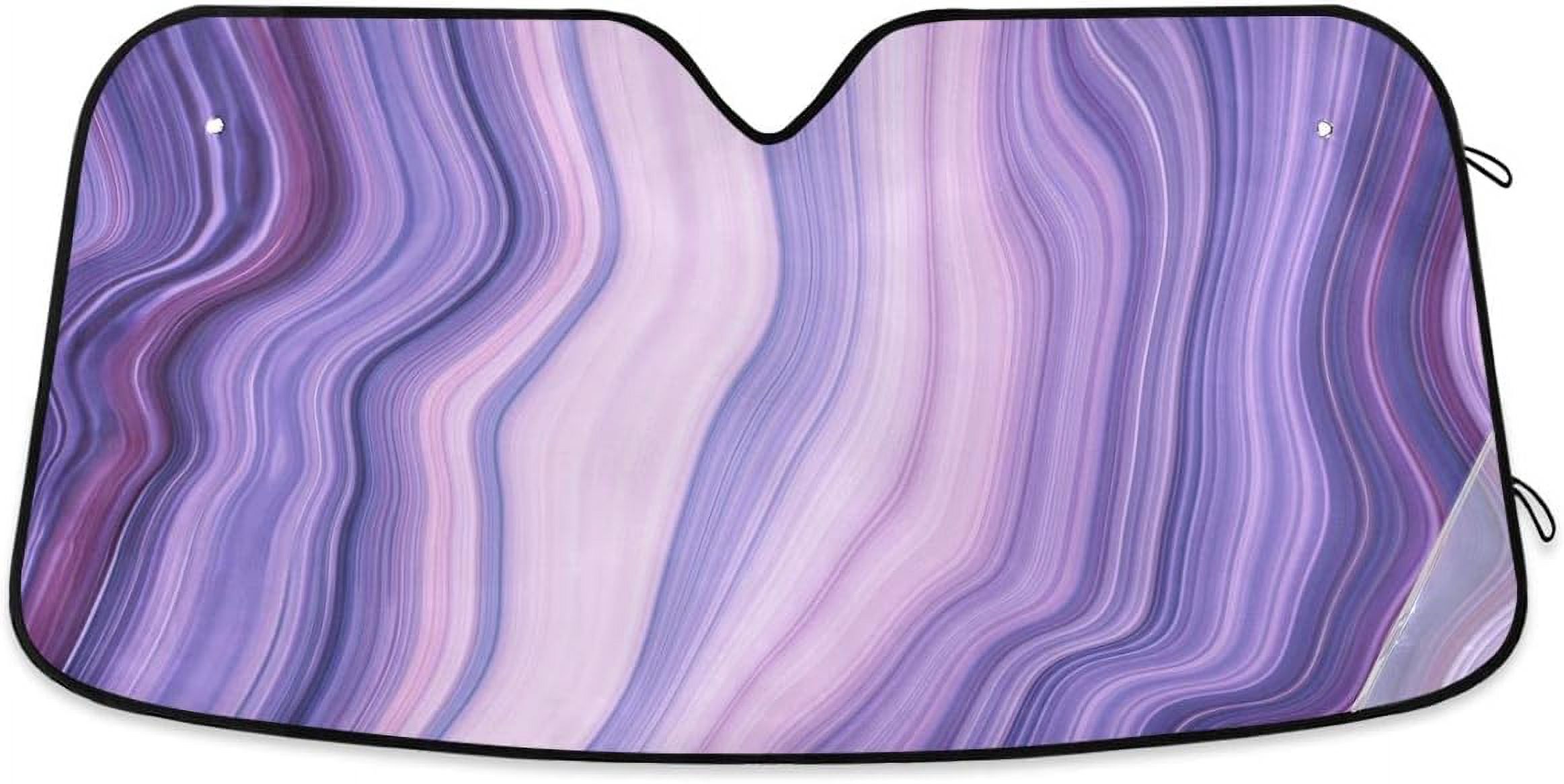 Hidove Marble Front Windshield Sun Shade Folding Sun Shield Shade ...