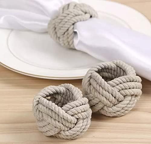 Hidove Nautl Rope Nkin s Set of 12, Cn Rope Nkin -B Nkin s Set for ...