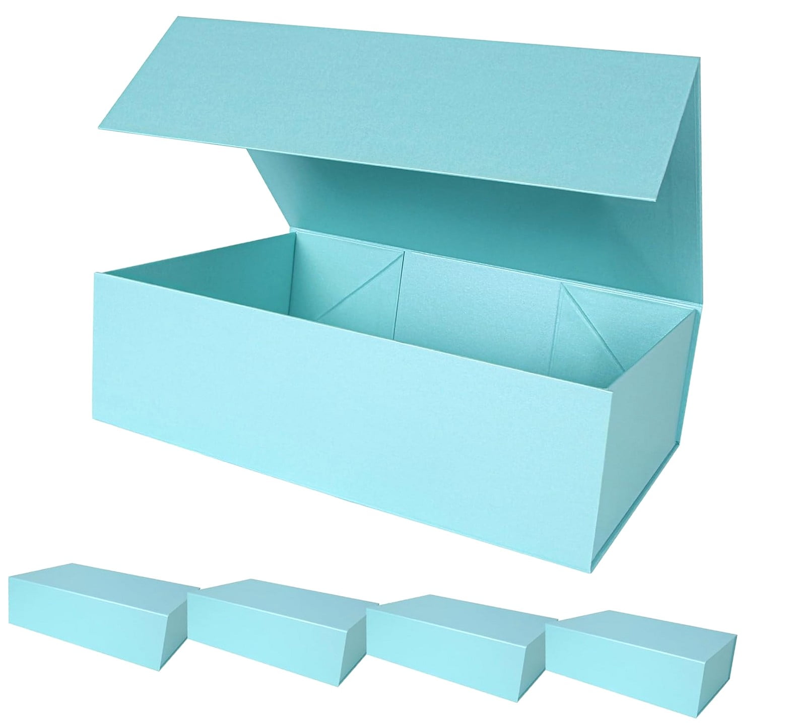 Hidove Navy Blue Boxes, 10.5x7x3 inches, Medium Proposal Box ...
