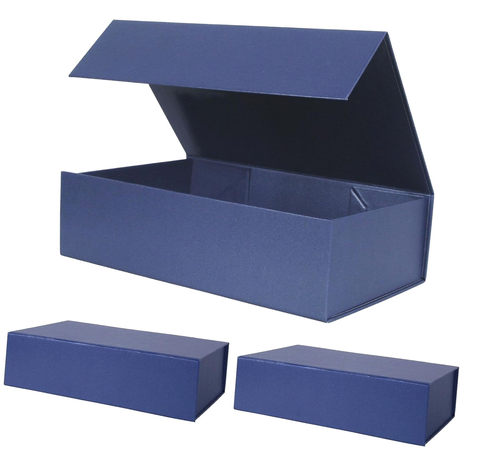 Hidove Navy Blue Boxes, 10.5x7x3 inches, Medium Proposal Box ...
