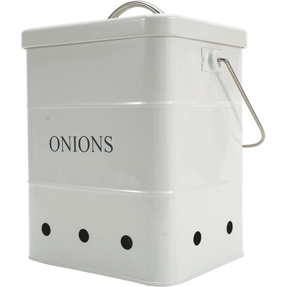 Hidove Onion Storage Bin, Kitchen Storage Canister, Kitchen Pantry ...