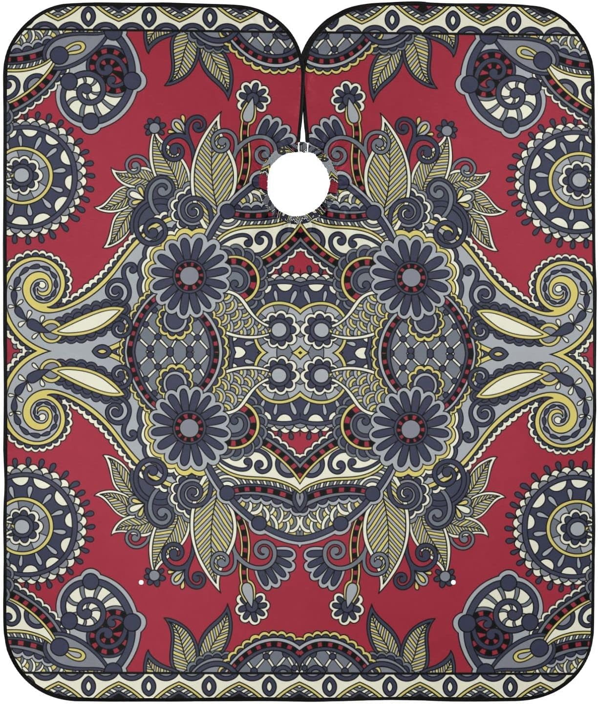 Hidove Paisley Waterproof Barber Cape for Men Adjustable Neck Size ...