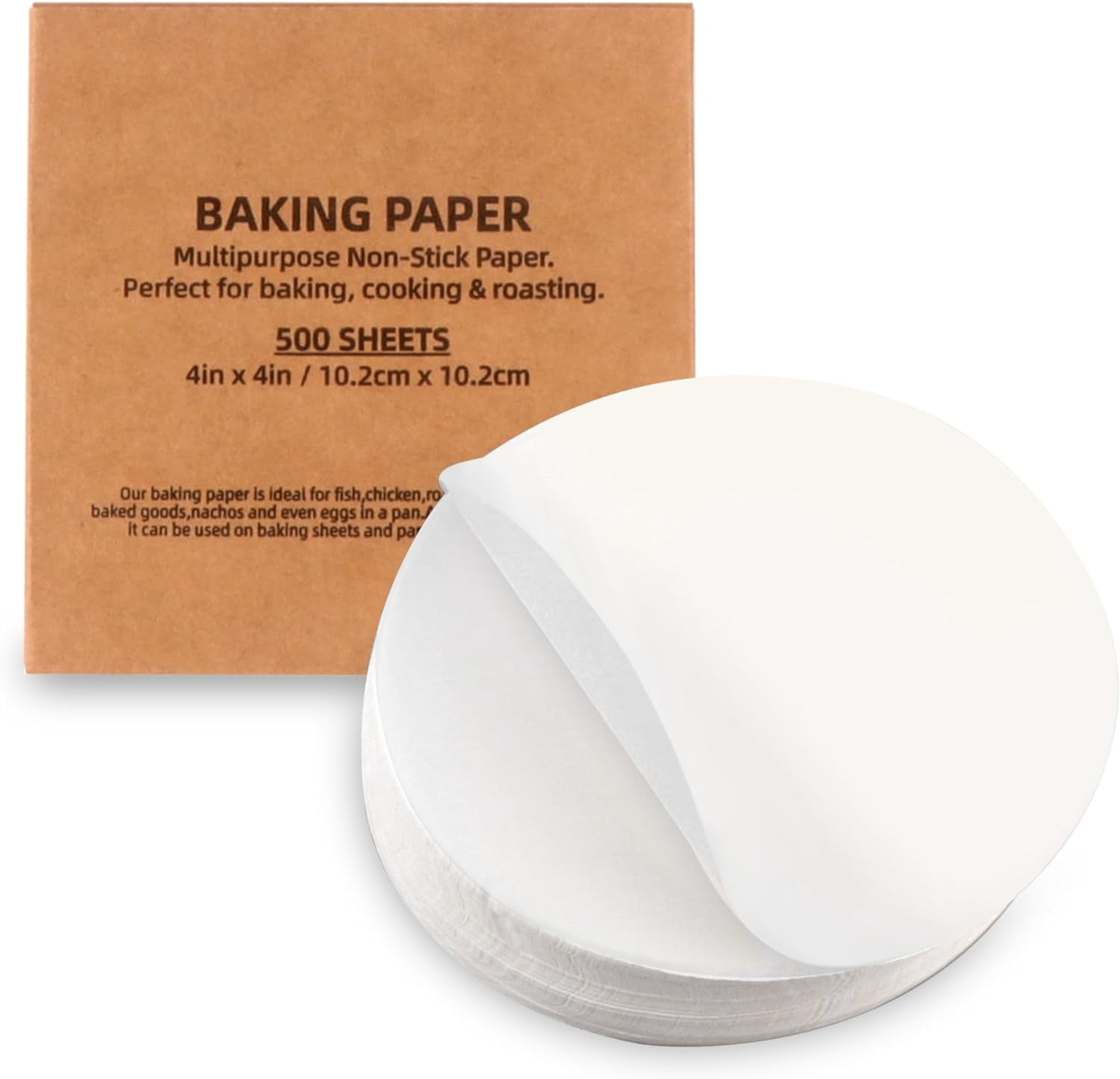 Hidove Pcs Parchment Paper Baking Round 4 Inch, Round Cake Pan ...