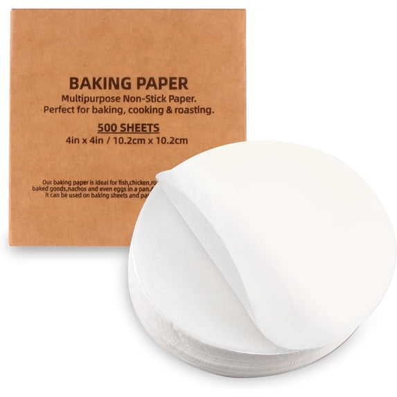 Hidove Pcs Parchment Paper Baking Round 4 Inch, Round Cake Pan ...